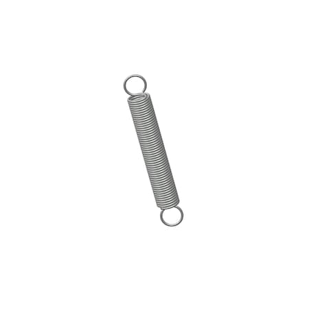 Zoro Approved Supplier Extension Spring, O= .359, L= 2.50, W= .037 ...