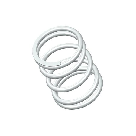 Zoro Approved Supplier Compression Spring, O=1.460, L= 2.00, W= .135 ...