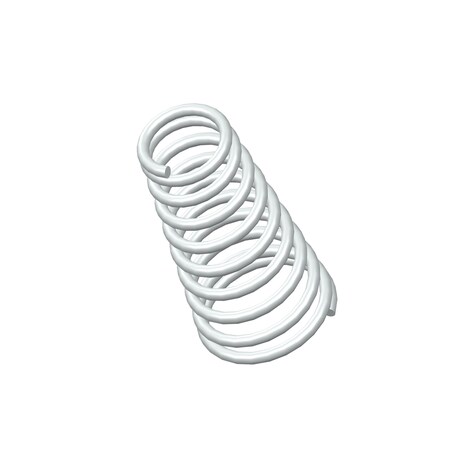 Zoro Approved Supplier Taper Spring, Lo= 0.281 , So= 0.187 , W= 0.024 ...