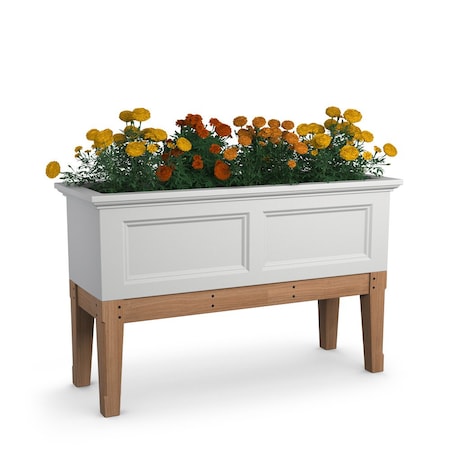 Mayne Fairfield Elevated Garden Bed, White 4890-W | Zoro