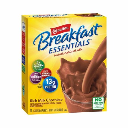 Carnation Breakfast Essentials Oral Supplement Rich Milk Chocolate ...