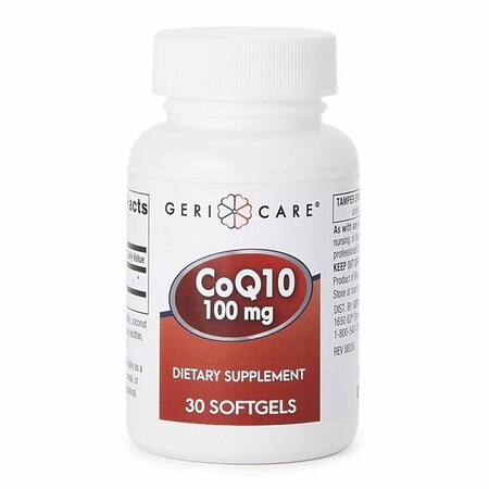 Geri-Care Dietary Supplement Coenzyme Q-10 100 mg Strength Softgel ...