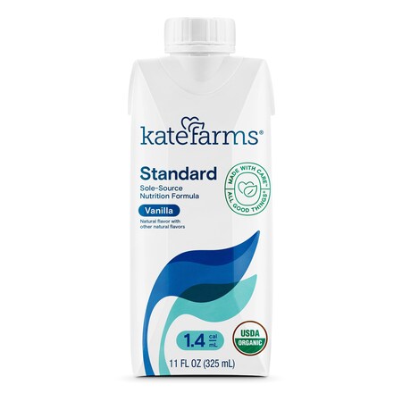 Kate Farms Standard 1.4 Vanilla Sole-Source Nutrition Formula, 11-ounce ...