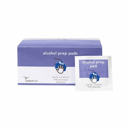 Cardinal Health Alcohol Prep Pad 70% Strength Isopropyl Alcohol ...