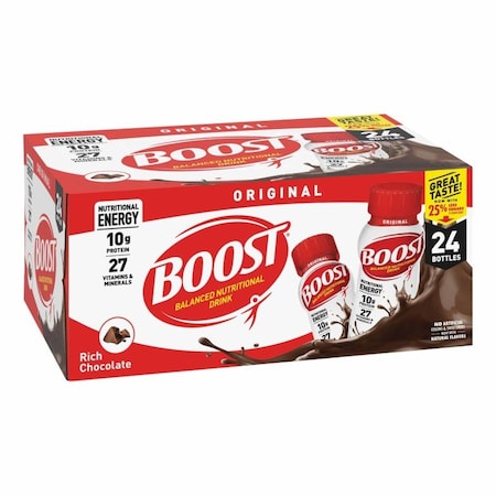 Boost Original Oral Supplement Rich Chocolate Flavor Liquid 8 oz ...