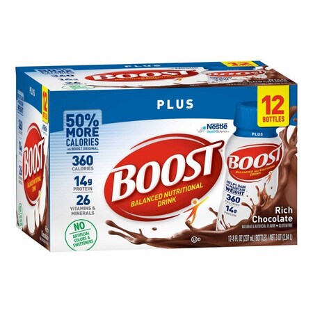 Boost Plus Oral Supplement Rich Chocolate Flavor Liquid 8 oz. Bottle ...