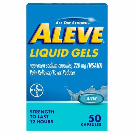Aleve Pain Relief 220 mg Strength Naproxen Sodium Capsule, 50PK ...
