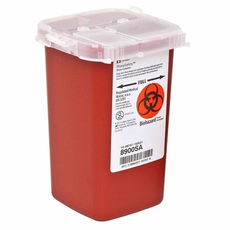 Sharpsafety Sharps Container Red Base 6-1/4 H X 4-1/2 W X 4-1/4 D Inch ...