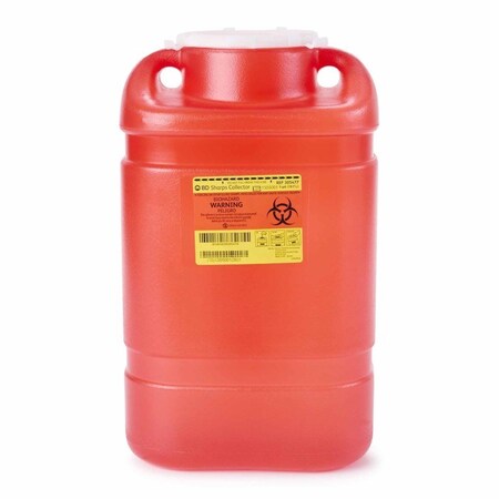 Bd Sharps Container Red Base 18 H X 7-1/2 W X 10-1/2 D Inch Vertical ...