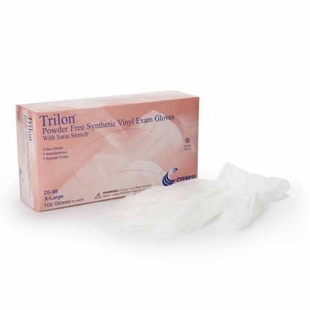 TRILON XL, Vinyl Powder-Free, Disposable Gloves, - 25-98