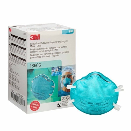 3M Particulate Respirator, Surgical Mask Medical N95 Cup Elastic Strap ...