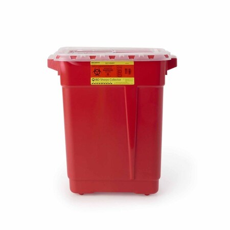 Bd Sharps Container Red Base 18-1/2 X 17-3/4 X 11-3/4 Inch Vertical ...