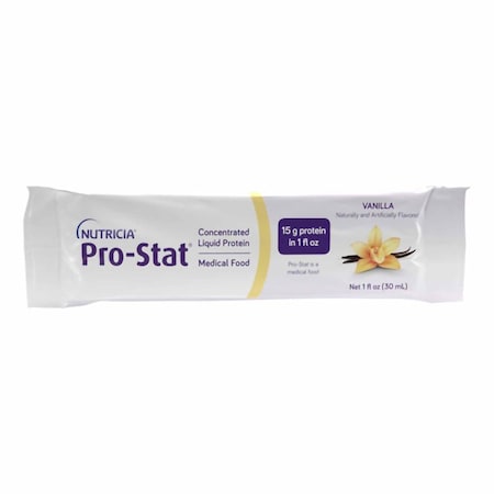 Pro-Stat Oral Supplement Vanilla Flavor Liquid 1 oz. Individual Packet ...