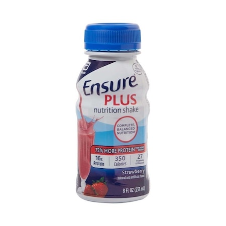 Ensure Plus Nutrition Shake Ensure Plus Strawberry Oral Supplement, 8oz ...