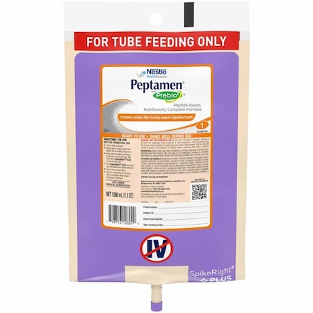 Peptamen With Prebio 1 Tube Feeding Formula Unflavored Liquid 1000 mL ...