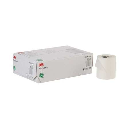 3M Micropore Paper Medical Tape, 2in x 10 Yard, White, 6PK 1530-2 | Zoro