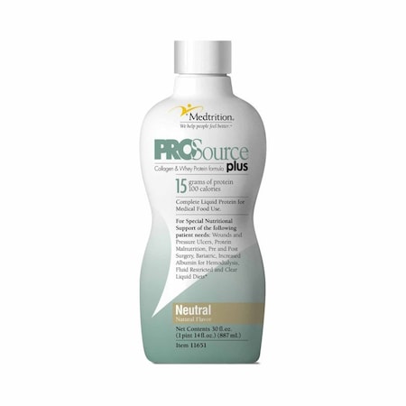 Prosource Plus Oral Supplement Neutral Flavor Liquid 30 oz. Bottle, 4PK ...