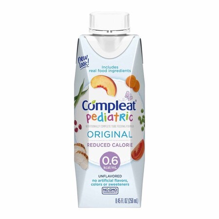 Compleat Pediatric Original Reduced Calorie .6 Pediatric Tube Feeding ...