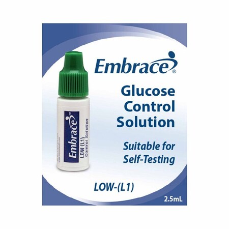 Embrace Blood Glucose Control Solution 2.5 mL Level 1 APX02AB0310 | Zoro