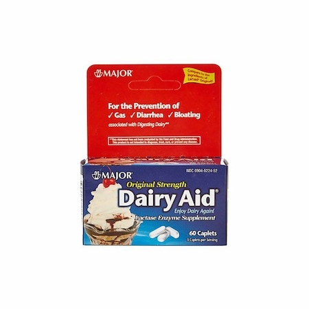 Major Dietary Supplement Lactase Enzyme 3000 IU Strength Capsule, 60PK ...