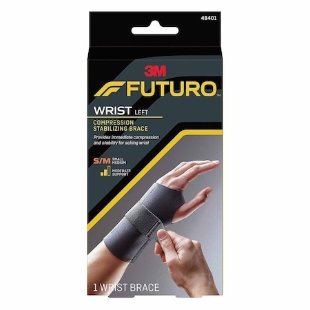 Futuro Compression Stabilizing Wrist Brace Low Profile Aluminum, Nylon ...
