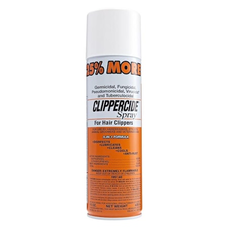 Clippercide Disinfecting Spray, for Grooming Clippers, 15oz 24482 | Zoro