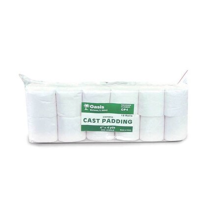 Oasis Synthetic Cast Padding, 4in x 4 Yards, 72 Per Case CP4X6 | Zoro