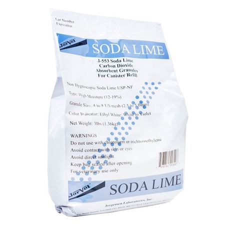 Jorvet Soda Lime, 3lb Bag J0553 | Zoro