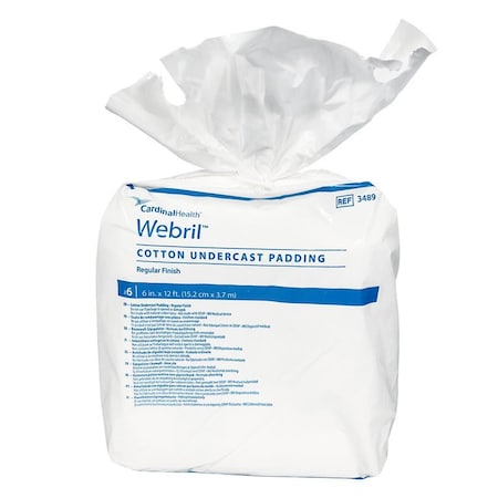 Webril Cast Padding, 6in. X 4 Yards, Non-Sterile, 6PK 817388 | Zoro