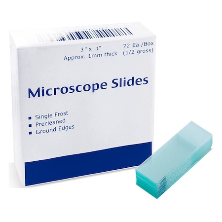 C&A Scientific Microscope Slide Frosted, 1440 slides, 20 boxes, 1400PK ...