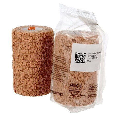 3M Bandage Self Adh Coban 4 in.X 5 Tan Sterile MMM1584SHH | Zoro