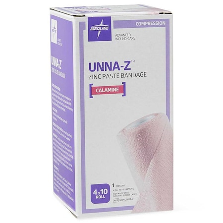 Medline Unna Boot Bandage, 4in x 10 Yards w/ Calamine NONUNNA4H | Zoro