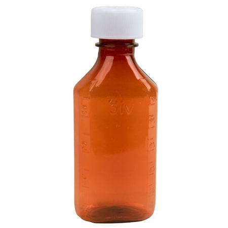 Oasis Amber Plastic Graduated Ovals, Twist Off Child Resistant Caps ...