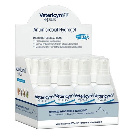Vetericyn Plus VF, Veterinary Formula, Hydrogel Dispensing Kit, Twelve ...