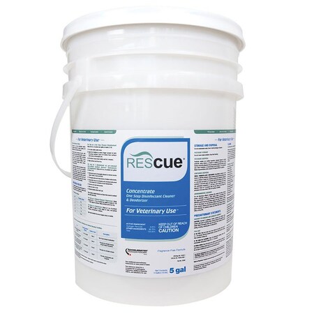 Rescue Disinfectant, Cleaner and Deodorizer Concentrate, 5 Gallon 62411 ...