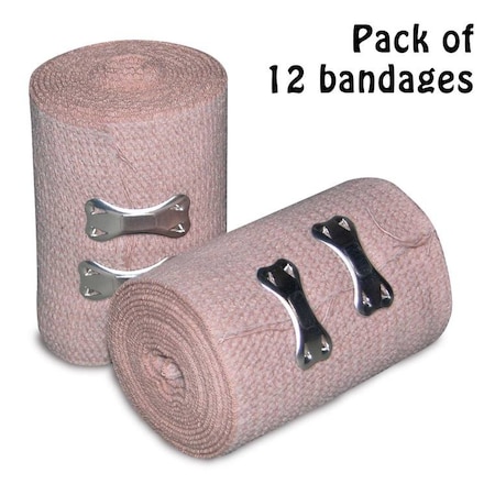 Oasis Elastic Bandages By The Dozen, 4 in. x 5 Yards Stretched, ACE ...