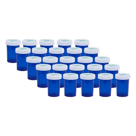 Oasis Blue Prescription Vials, 20 Dram, 25 Per Pack VIAL20D-BZX25 | Zoro