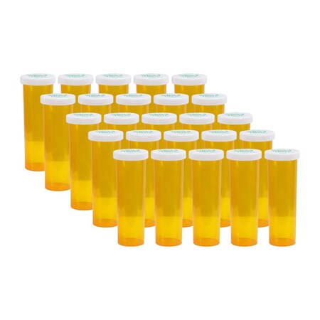Oasis Amber Prescription Vials, 60 Dram, 25 Per Pack VIAL60DZX25 | Zoro