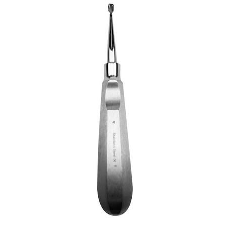 Economy 4mm Winged Dental Elevator, Stainless Steel 14-484 | Zoro