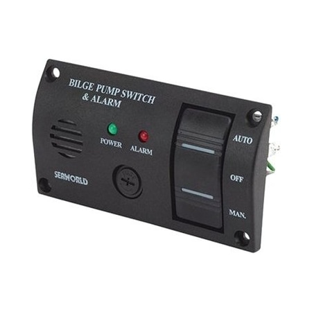 Sea-Dog Panel-Bilge Switch W/Alarm, No 423035-1 423035-1 | Zoro
