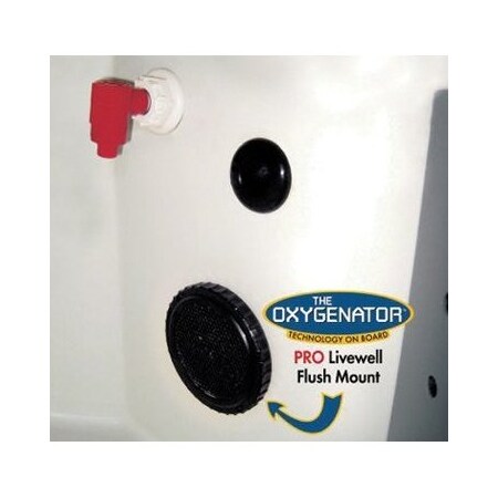 Th Marine Oxygenator-Flush Mount Pro, #O2-BK3-DP O2-BK3-DP | Zoro