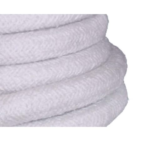 Boilersource Ceramic Fiber Rope, Round Braided, Medium Density, 3/8 in ...