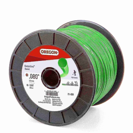 Oregon Gatorline Round Trimmer Line, .080" by 2081', 5Lb Spool 21-580 ...