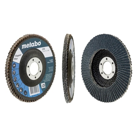 Metabo Flap Disc 4 1/2" Flapper Plus 80 7/8 T29 Fiberglass 629421000 | Zoro
