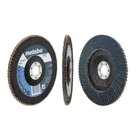 Metabo Flap Disc 6" Flapper Plus 80 7/8 T27 Fiberglass 629486000 | Zoro