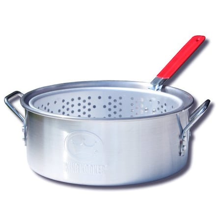 King Kooker Fry Pan, Basket, Aluminum, 10qt. KK 2 | Zoro