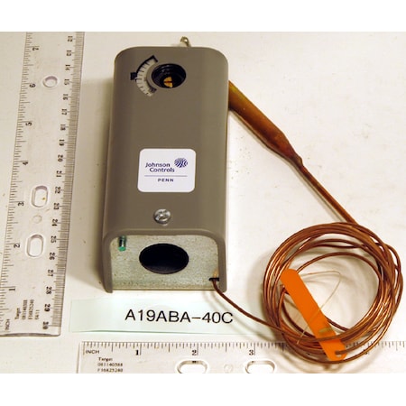 Johnson Controls A19Aba-40C Remote Bulb Temp. A19ABA-40C | Zoro