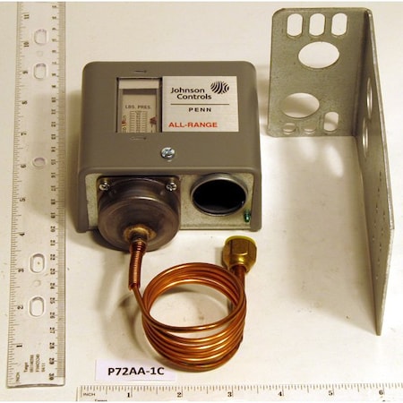 Johnson Controls P72Aa-1C Dpst Pressure Control P72AA-1C | Zoro