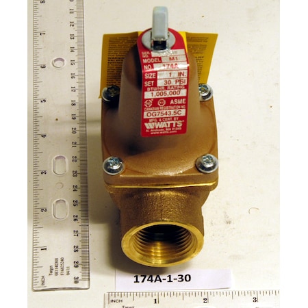 Watts 174A-1-30 Relief Valve 174A-1-30 | Zoro
