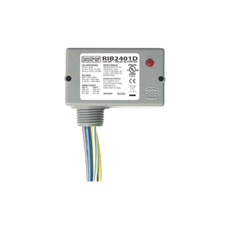 Rib 2401D | Pre-wired Enclosed Relays | Zoro.com
